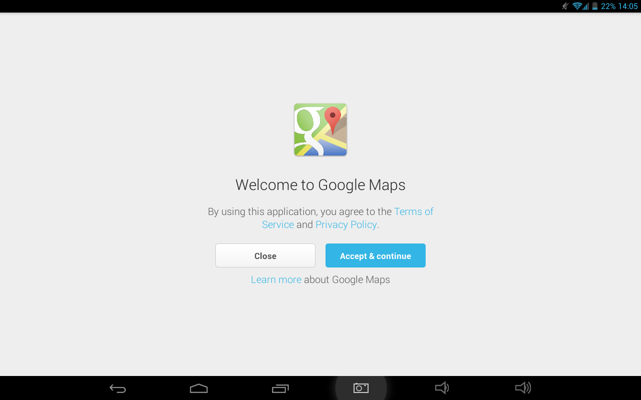 Google Maps - Welcome Screen | TechLoverHD
