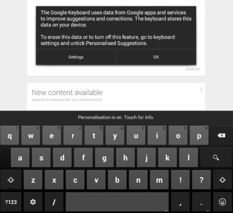 Google Keyboard App Updated w/ Personalised Suggessions – TechLoverHD